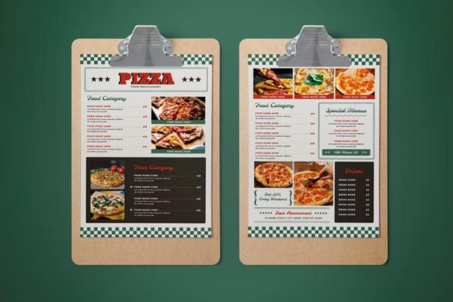 15+ Pizza Menu Template PSD AI FREE Download - Graphic Cloud