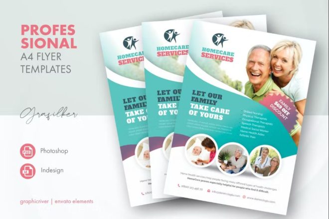 15+ FREE Home Care Flyer Template PSD Template - Graphic Cloud