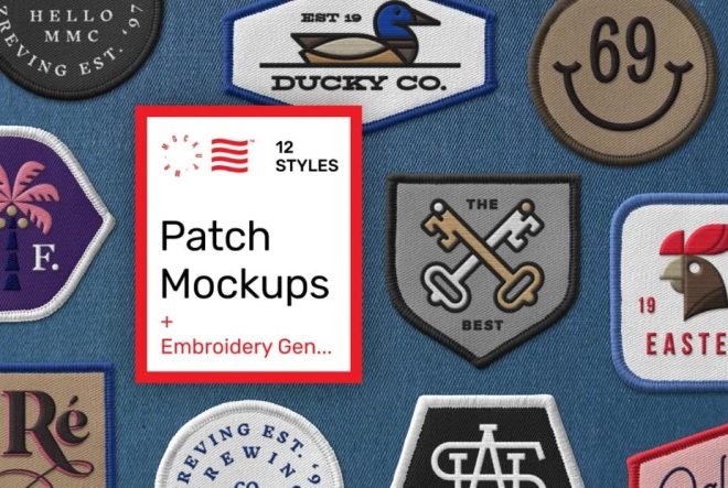 Patch Mockup PSD ( 15+ Free Download )