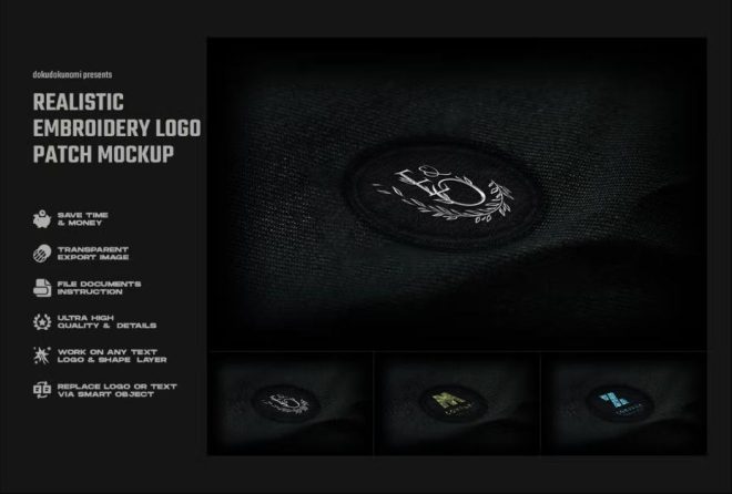 Patch Mockup PSD ( 15+ Free Download )