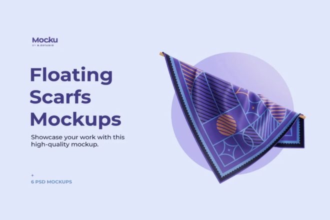 33+ Best Scarf Mockup Free & Premium ( PSD )