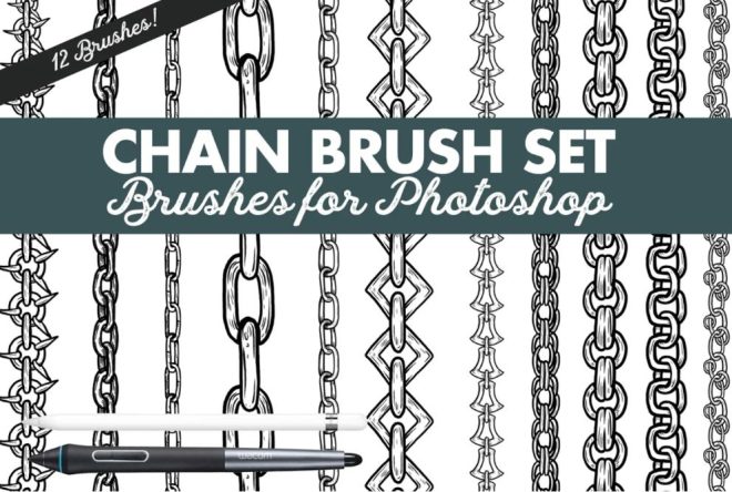 27+ FREE Photoshop & Procreate Chain Brush Download