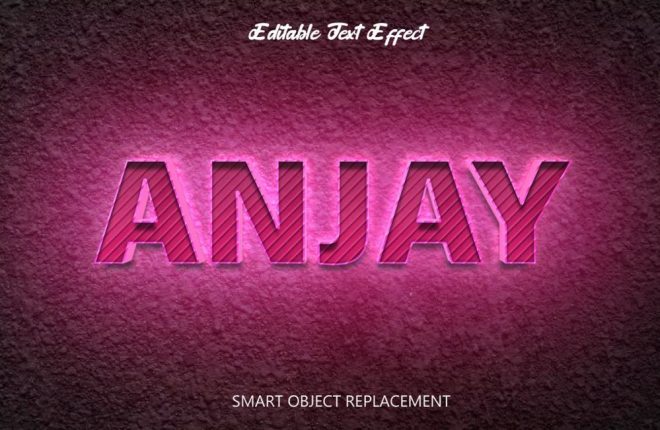 15+ Neon Text Effects PSD Template Download - Graphic Cloud