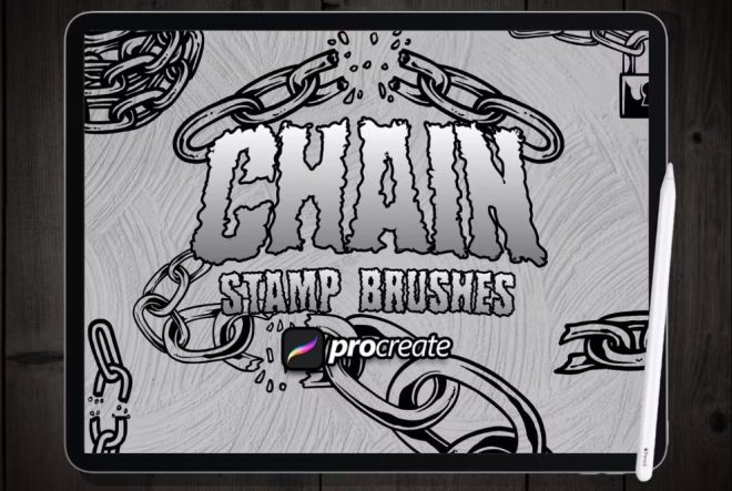 27+ FREE Photoshop & Procreate Chain Brush Download