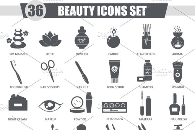 15+ FREE Beauty and Makeup Icons Vector Download - Graphic Cloud