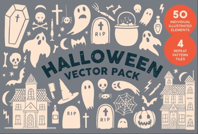 15+ Halloween Illustrations Clipart AI Download - Graphic Cloud
