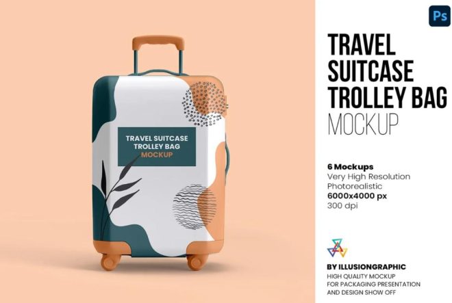 15+ Suitcase Mockup PSD FREE Download - Graphic Cloud