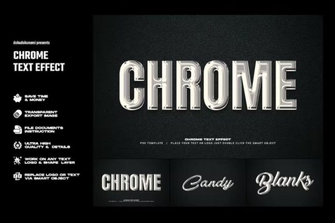 15+ Chrome Text Effects ATN FREE Download - Graphic Cloud