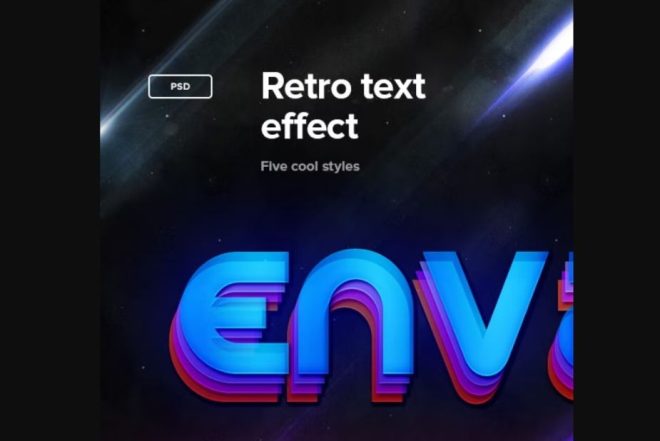 15+ FREE Retro Text Effects PSD Download - Graphic Cloud