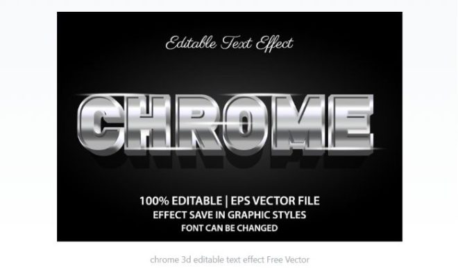 15+ Chrome Text Effects ATN FREE Download - Graphic Cloud