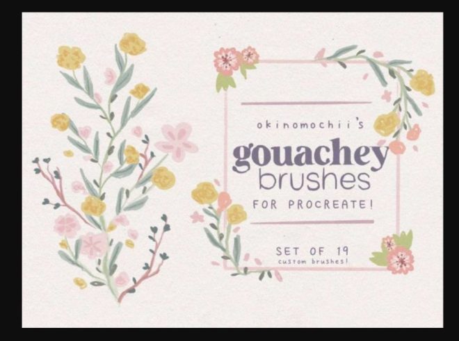 15+ FREE Gouache Brushes ABR Procreate Download - Graphic Cloud