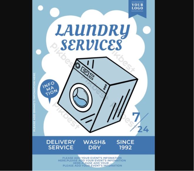 21+ Laundry Services Flyer Template PSD AI - Graphic Cloud