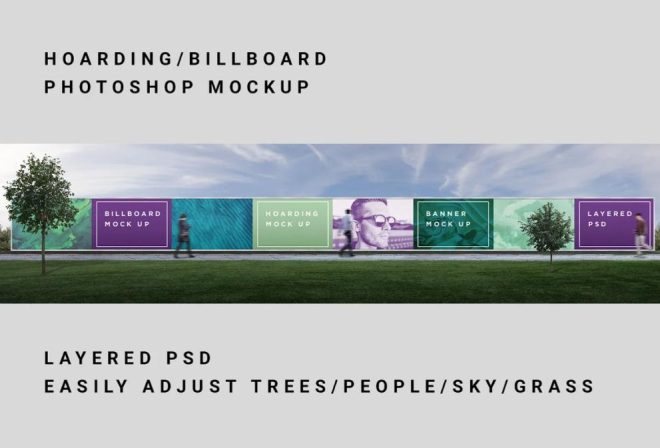 15+ FREE Hoarding Mockup PSD Download - Graphic Cloud