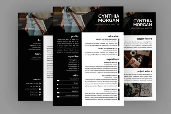 15+ Content Writer Resume Template Download - Graphic Cloud
