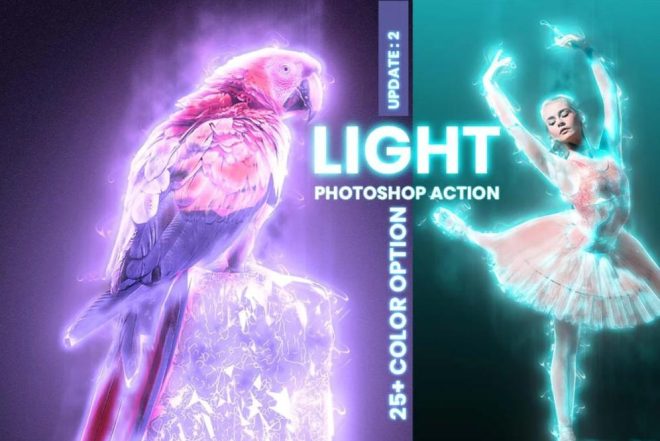 21+ FREE Neon Glow Photoshop Action Download - Graphic Cloud