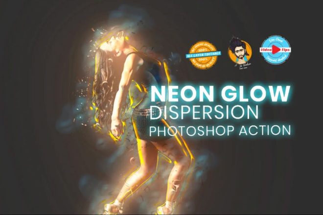 21+ FREE Neon Glow Photoshop Action Download - Graphic Cloud