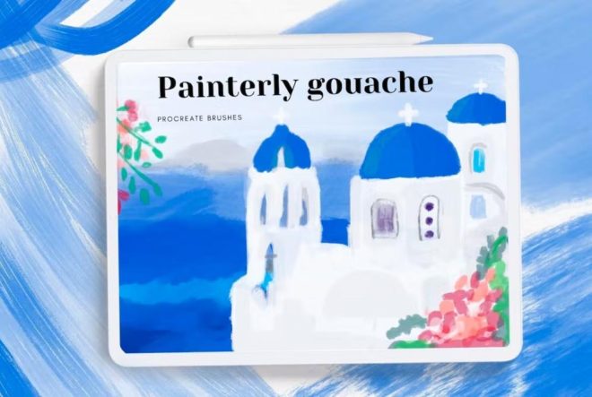 15+ FREE Gouache Brushes ABR Procreate Download - Graphic Cloud