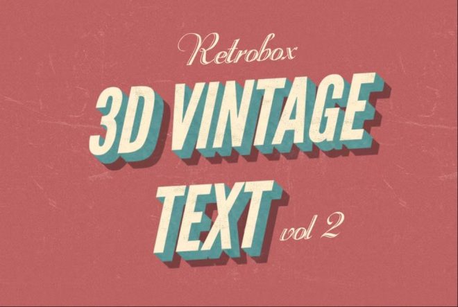 15+ FREE Retro Text Effects PSD Download - Graphic Cloud