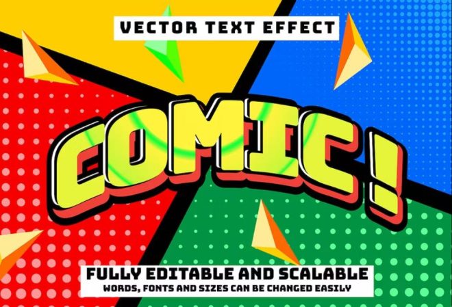 15+ Comic Titles Effect PSD ATN Download - Graphic Cloud