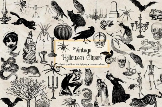 15+ Halloween Illustrations Clipart AI Download - Graphic Cloud