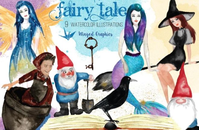 15+ Fairy Tale Illustrations AI PNG Download - Graphic Cloud