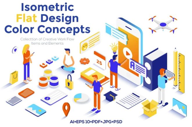 15+ FREE Isometric Technology Illustrations AI - Graphic Cloud