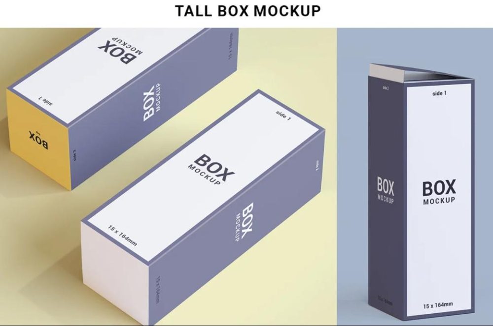 15+ Tall Box Mockup PSD FREE Download - Graphic Cloud