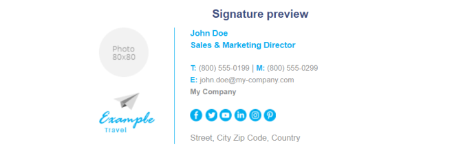 15+ FREE Editable Email Signature Template PSD - Graphic Cloud