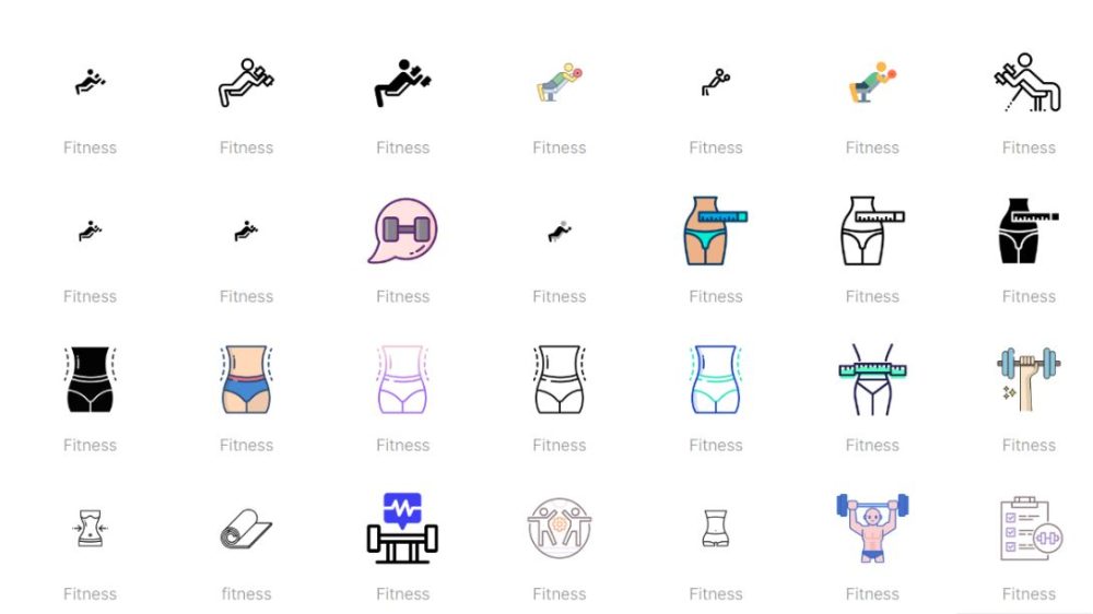 15+ FREE Fitness Icons SVG PNG Download - Graphic Cloud