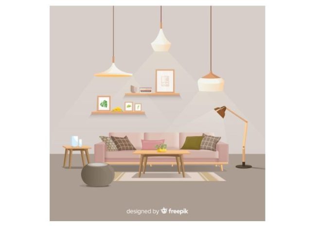 15+ Home Interior Illustrations FREE Download - Graphic Cloud