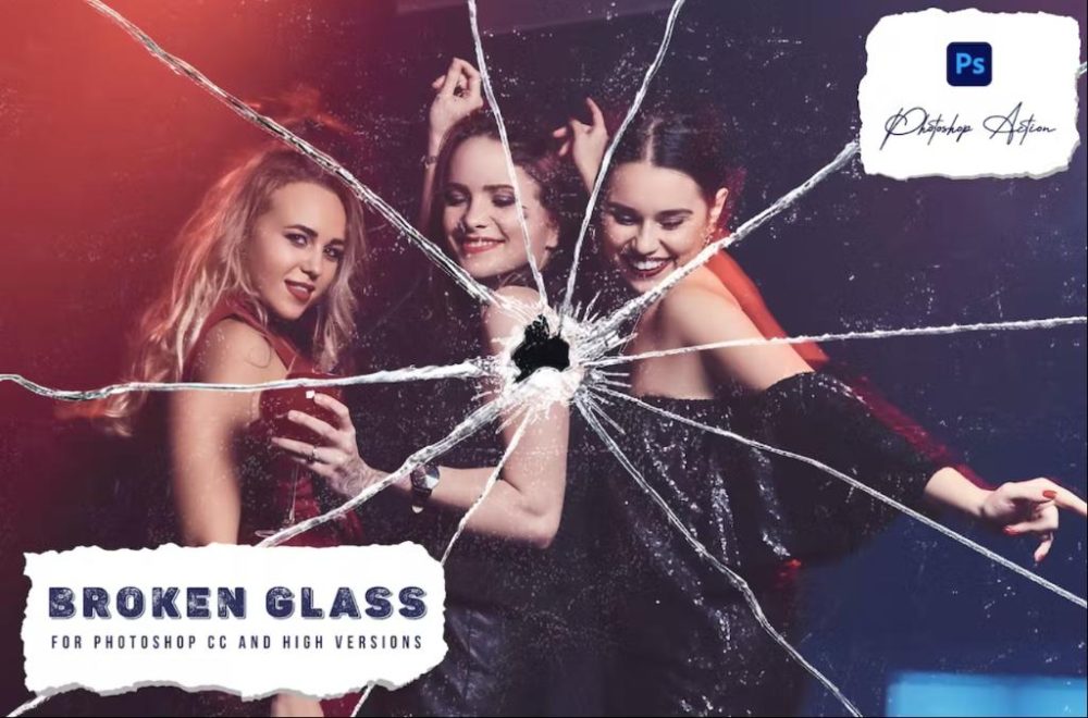 15+ Glass Photoshop Effect ATN FREE Download - Graphic Cloud