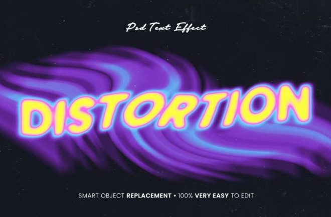 15+ Distortion Text Effect ATN FREE Download - Graphic Cloud