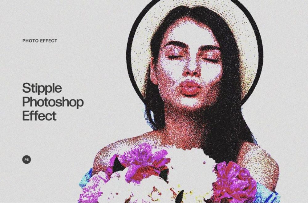 15+ Stipple Photoshop Action Effect Download - Graphic Cloud