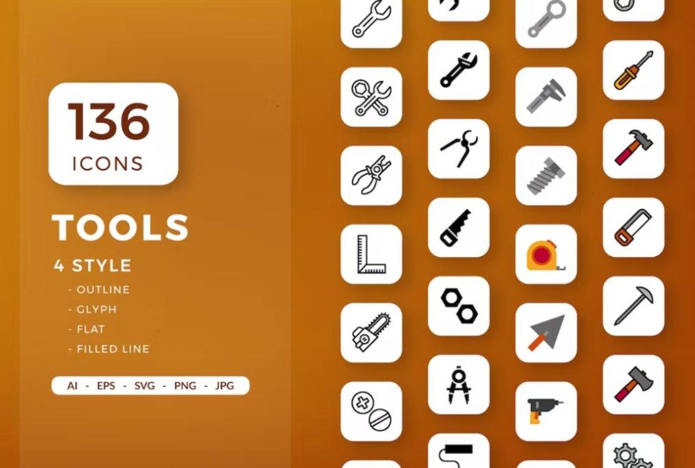 15+ Tools Icons SVG EPS PNG FREE Download - Graphic Cloud
