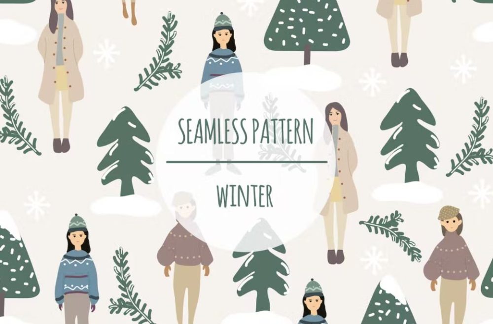 15+ Winter Patterns PNG JPEG FREE Download - Graphic Cloud