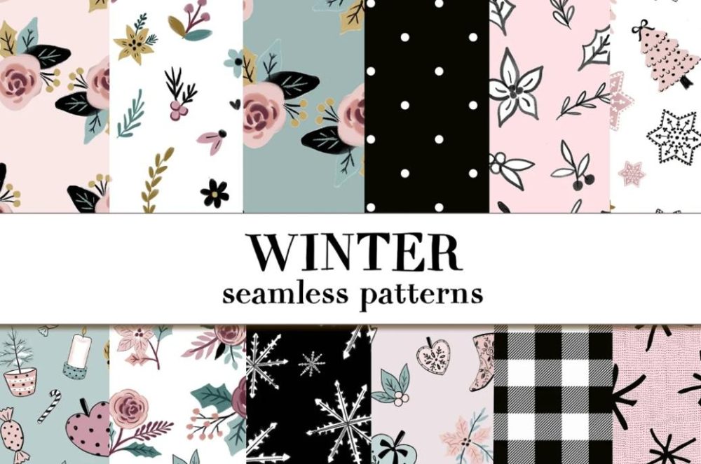 15+ Winter Patterns PNG JPEG FREE Download - Graphic Cloud