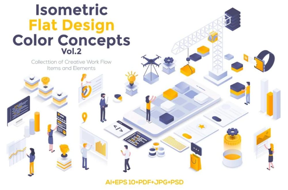 15+ FREE Isometric Technology Illustrations AI - Graphic Cloud