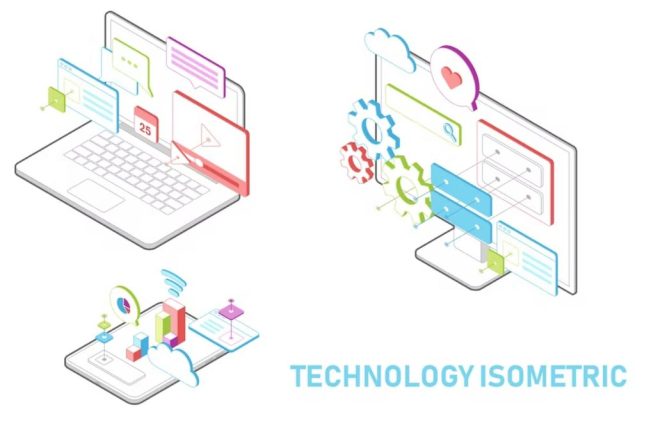 15+ FREE Isometric Technology Illustrations AI - Graphic Cloud