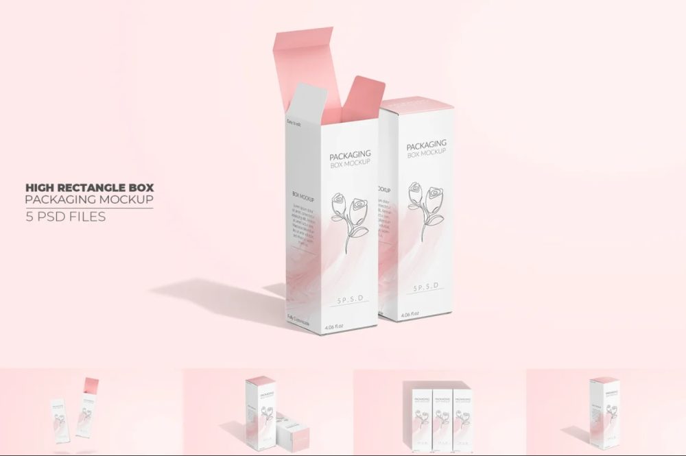 15+ Tall Box Mockup PSD FREE Download - Graphic Cloud