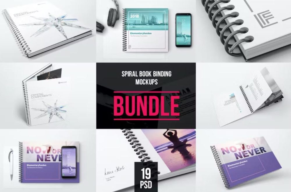 15+ Spiral Notebook Mockup PSD FREE Download - Graphic Cloud