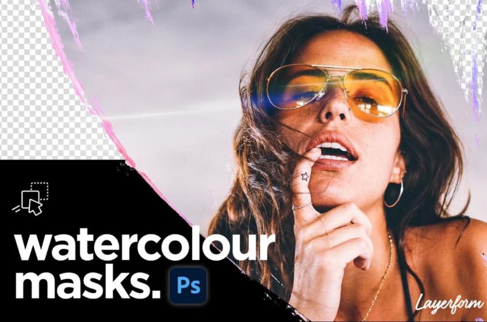 15+ FREE Watercolor Masks PNG PSD Download - Graphic Cloud