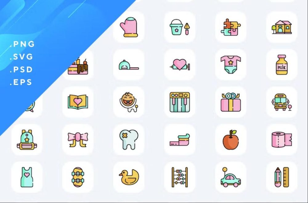 15+ Baby and Childhood Icons Free Download - Graphic Cloud