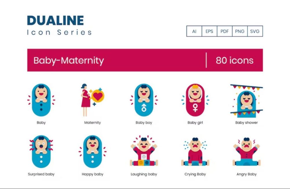 15+ Baby and Childhood Icons Free Download - Graphic Cloud