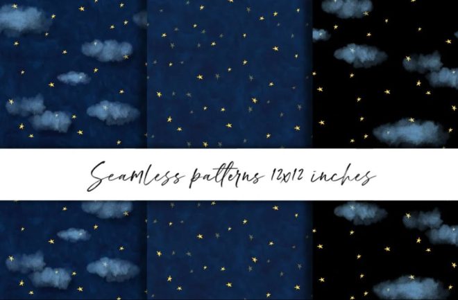 15+ FREE Night Sky Patterns Ai EPS Download - Graphic Cloud