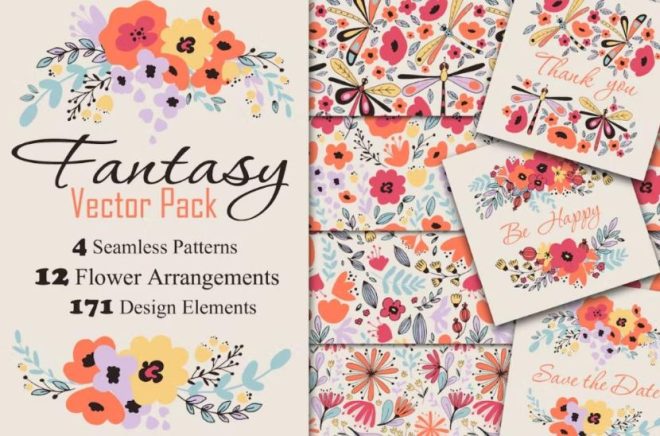 15+ FREE Fantasy Patterns PNG JPEG Download - Graphic Cloud