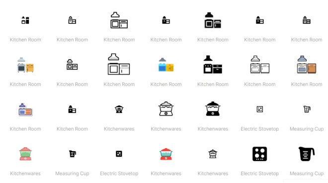 15+ Free Kitchen Icons Ai EPS PNG Download - Graphic Cloud