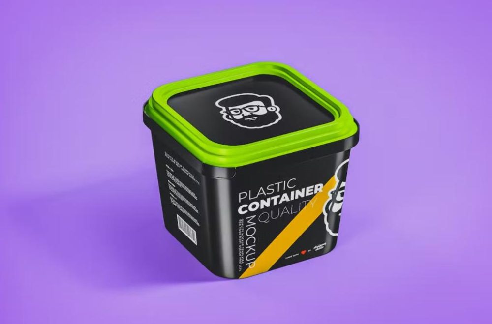 15 Plastic Container Mockup PSD FREE - Graphic Cloud