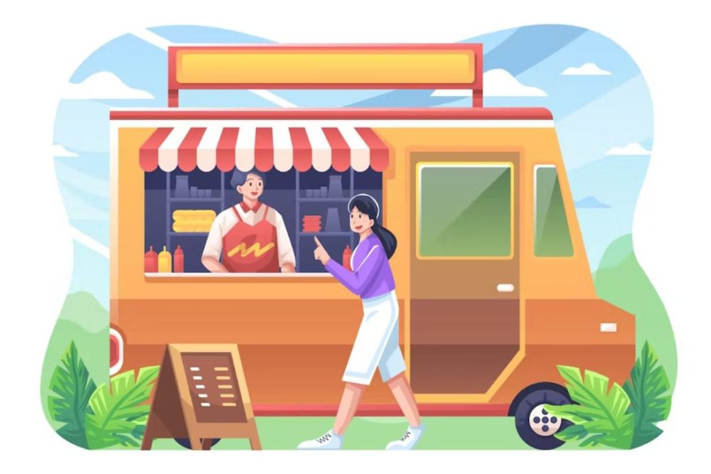 15+ Food Truck Illustrations AI FREE Download - Graphic Cloud