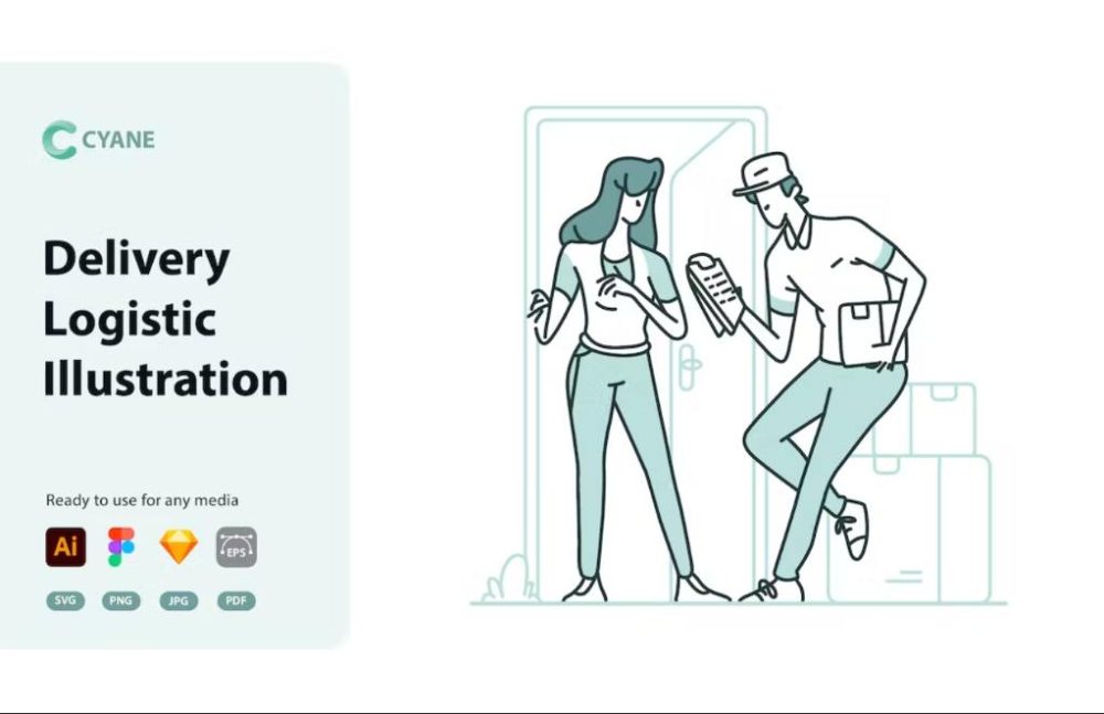 15+ Logistics Illustrations Ai FREE Download - Graphic Cloud