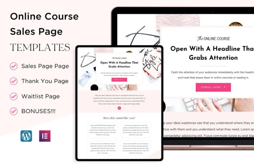15+ FREE Sales Landing Page Template Download - Graphic Cloud